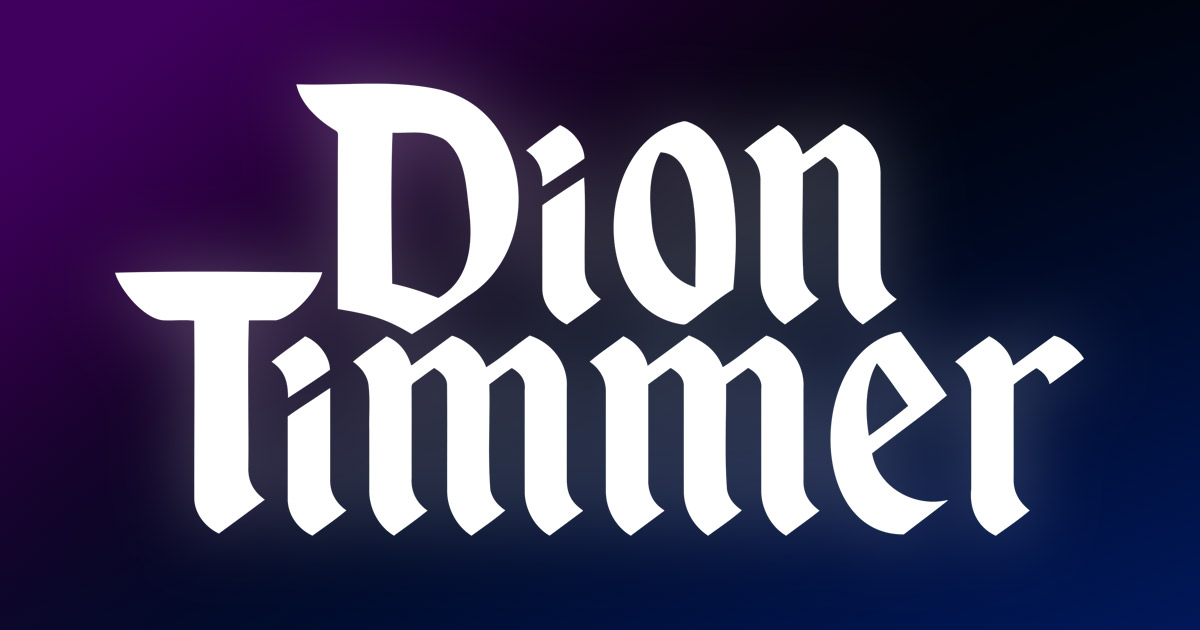 Dion Timmer Official | Tour Dates, Music, Merch, and More!